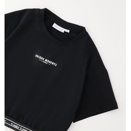sarabanda M&auml;dchen T-Shirt "GIRL SUMMER T-SHIRT", schwarz, Gr. 176, 95% Baumwolle, 5% Elasthan, Shirts