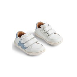 Wheat M&auml;dchen Sneaker "Wheat Sneaker Barres", Gr. 26, blau, Leder, Schuhe