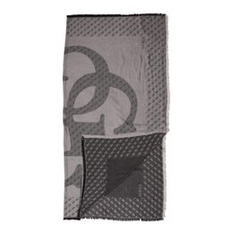 Guess Tuch 'LINDSEY' Damen Gr&ouml;&szlig;e One Size dunkelgrau / schwarz