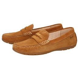 Sioux Damen Slipper "Carmona-700", Gr. 35, braun, Obermaterial: 100% Kalbsveloursleder CAVL. 100% Gummi rubber., Schuhe