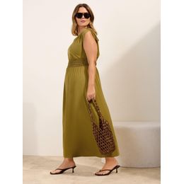 Friends Like These Kleid Damen Gr&ouml;&szlig;e 48 oliv Sommerkleid