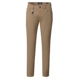 Casamoda Herren Chinohose "Casamoda 5-pocket Style STEVE uni", beige, Gr. 42, 97% Baumwolle, 3% Elasthan, Hosen
