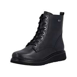 Remonte Damen Schn&uuml;rstiefelette "Remonte Stiefelette Leder", Gr. 39, schwarz, Leder, Schuhe