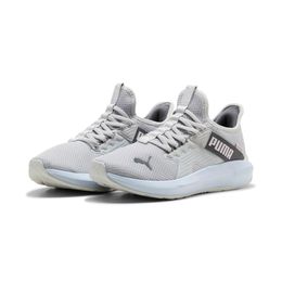 Puma Damen Slip-On Sneaker "SOFTRIDE ENZO 5 SLIP TECH WNS", Gr. 38,5, grau, Textil, Schuhe, SLIPTECH Technologie: praktisches Anziehen ohne H&auml;nde