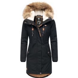 Ragwear Damen Winterjacke "Tawny", grau, Gr. XL, Au&szlig;enmaterial: 65% Polyester, 35% Baumwolle. Innenfutter: 100% Polyester. Wattierung: 100%