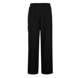 GOLDNER Damen Stoffhose "Bequeme Hose VERA mit sportlichem Look", schwarz, Gr. 42, Obermaterial: 95% Polyester PES. 5% Elasthan EL., Hosen, gekn&ouml;pfte