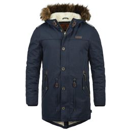 INDICODE Herren Langmantel "Parka IDPulsoor", blau, Gr. XXXL, Obermaterial: 100% Baumwolle CO., M&auml;ntel