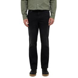 Mustang Herren Straight-Jeans "Herren Style Tramper Straight", schwarz, Gr. 31, unifarben, Denim/Jeans, 99% Baumwolle, 1% Elasthan, Jeans