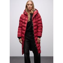 Street One Damen Steppjacke, rot, Gr. 34, unifarben, Web, Obermaterial: 100% Polyester. Futter: 100% Nylon. Wattierung: 70% Polyester (REPREVE), 30%