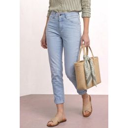 Street One Damen Comfort-fit-Jeansultra bleached wash, Gr. 34, unifarben, Jeans, 98% Baumwolle, 2% Elasthan, Jeans, im Loose Fit