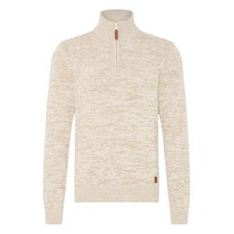 Blend Herren Troyer "Troyer BHDanni", wei&szlig;, Gr. XXL, Obermaterial: 70% Baumwolle CO recyc.. 30% Polyester Pol. recyc.., Pullover