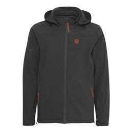 INDICODE Herren Softshelljacke "Softshelljacke IDJonas", grau, Gr. L, Obermaterial: 100% Polyester PES., Jacken