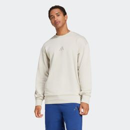 Herren Sweatshirt "M A SZN FT CRW", grau, Gr. XL, adidas Sportswear, Obermaterial: 100% Baumwolle, Sweatshirts, mit Rundhalsausschnitt, ohne