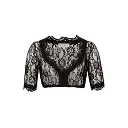 Kr&uuml;ger KR&Uuml;GER Damen Dirndlbluse "Dirndlbluse 20140", schwarz, Gr. 46, Obermaterial: 90% Polyamid PA. 10% Elasthan EL., Blusen