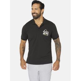 Jan Vanderstorm Herren Poloshirt "Poloshirt MAUNOR", schwarz, Gr. XL, Obermaterial: 100% Baumwolle CO., Shirts