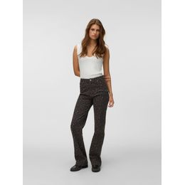 V&eacute;ro Moda Vero Moda Jeans 'VMTessa' Damen Gr&ouml;&szlig;e 32 braun / grau / schwarz