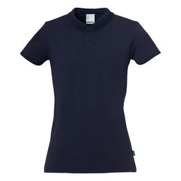 Uhlsport Herren Poloshirt "POLO SHIRT Essential Prime Women", blau, Gr. S, Obermaterial: 57% Baumwolle CO(Bio). 38% Polyester Pol. recyc.. 5%