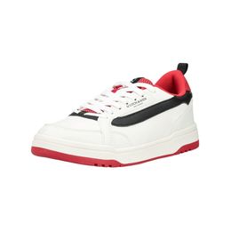 Scotch & Soda SCOTCH & SODA Herren Sneaker "Scotch & Soda Sneaker Lederimitat/Mesh", Gr. 43, rot, Lederimitat, Textil, Schuhe