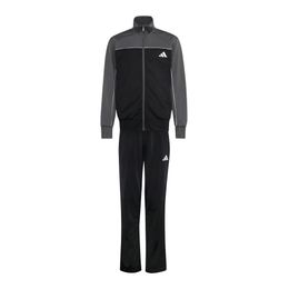 adidas Sportswear Trainingsanzug 'Junior Tricot Colourpop' Jungen Gr&ouml;&szlig;e 176 dunkelgrau / schwarz / wei&szlig;