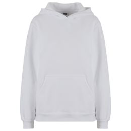 Urban Classics Damen Kapuzenpullover "Urban Classics Ladies Loose Brushed Fleece Hoody", wei&szlig;, Gr. XL, unifarben, 70% Baumwolle, 30% Polyester,