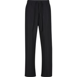 Damen Stoffhose "Another Cotton Lab ACL Logo Loose Pants"schwarz, Gr. M, ANOTHER COTTON LAB, unifarben, 78% Polyamid, 22% Elasthan, Hosen