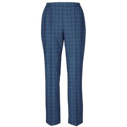 GOLDNER Damen Schlupfhose "Schlupfhose mit Rundumdehnbund", blau, Gr. 42, Obermaterial: 100% Polyester COOLMAX PES(Coolmax)., Hosen,