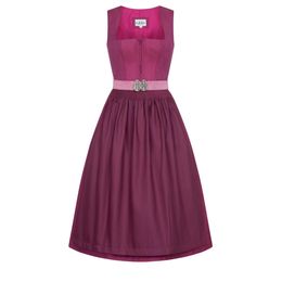 N&uuml;bler N&Uuml;BLER Damen Dirndl "Midi Dirndl Kelly", rosa, Gr. 46, Obermaterial: 100% Polyester PES., Kleider