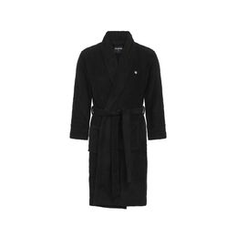 G-Star Raw Bademantel G-STAR, schwarz, Kunstfaser, Hausm&auml;ntel, "ARGON, DRESSING GOWN", Morgenmantel mit Schalkragen