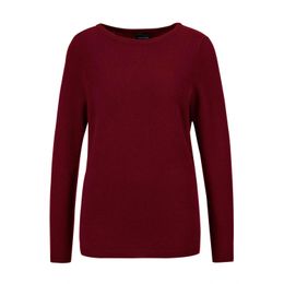 GOLDNER Damen Strickpullover "Feinstrickshirt mit U-Boot-Ausschnitt", rot, Gr. 40, Obermaterial: 100% Kaschmir WS., Pullover, keine/nicht relevant