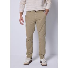 Street One MEN Herren Chinohose, braun, Gr. 34, unifarben, Web, 98% Baumwolle, 2% Elasthan, Hosen, aus Baumwolle mit Stretchanteil
