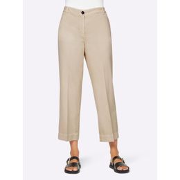 Heine Damen 7/8-Hose, Braun, Gr. 38, 7/8-Hose, Material: Baumwolle