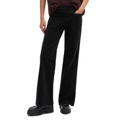 Marc O'Polo MARC O'POLO Damen Chinohose "aus Feincord", schwarz, Gr. 32, unifarben, Cord, Obermaterial: 98% Baumwolle, 2% Elasthan. Futter: 100% Baumwolle, Hosen