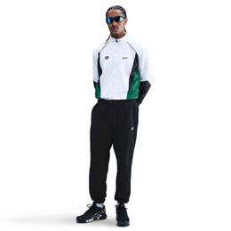 Nike Sportswear Herren Sporthose "M NK CLUB BB CUFF PANT", schwarz-wei&szlig;, Gr. S, Obermaterial: 80% Baumwolle, 20% Polyester, Hosen, aus Baumwolle und