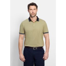 OLYMP Herren Poloshirt "OLYMP Casual Wirk, Regular Fit", beige, Gr. L, 100% Baumwolle, Shirts