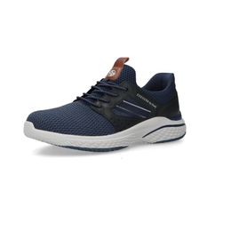 Herren Slip-On Sneaker, Dockers by Gerli, Gr. 47, blau, Lederimitat, Textil, Schuhe, Schlupfschuh, Freizeitschuh, Sneaker mit Elastikschn&uuml;rung
