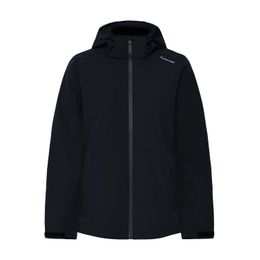 North Bend Damen Softshelljacke "Softshelljacke NBBergwala W-PRO 15000", schwarz, Gr. 42, Obermaterial: 90% Polyester PES. 10% Elasthan EL., Jacken
