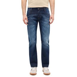 Mustang Herren Straight-Jeans "Herren Style Michigan Straight"903 dunkelblau, Gr. 33, unifarben, Denim/Jeans, 98% Baumwolle, 2% Elasthan, Jeans