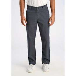 LINDBERGH Herren Chinos "Chinos Relaxed Loose Fit", grau, Gr. 33, unifarben, Obermaterial: 98% Baumwolle, 2% Elasthan, Hosen