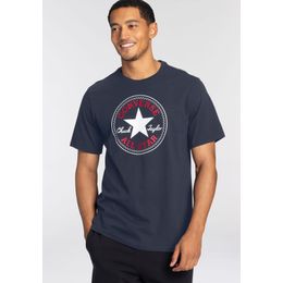 Converse Herren T-Shirt "CHUCK LOGO TEE", blau, Gr. M, Obermaterial: 100% Baumwolle, Shirts, mit Rundhalsausschnitt, aus Baumwolle, normale L&auml;nge