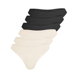 Nina von C. Damen Jazz-Pants Slips "6er Pack Jazzpant Secret", Gr. 42, bunt, Obermaterial: 95% Polyamid PA. 5% Elasthan EL., Unterhosen