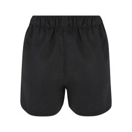 Urban Classics Damen Shorts "Urban Classics Damen Ladies Linen Mixed Boxer Shorts"schwarz, Gr. 5XL, unifarben, 55% Leinen, 45% Baumwolle, Hosen