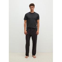 Marc O'Polo MARC O'POLO Herren Pyjama, Gr. M, schwarz, Jersey, Obermaterial: 100% Baumwolle, Homewear-Sets