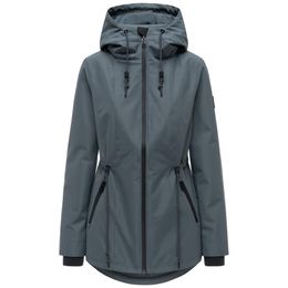 Navahoo Damen Outdoorjacke "Blumentanz 14", grau, Gr. XL, Obermaterial: 100% Polyester. Innenfutter: 100% Polyester. &Auml;rmelfutter: 100% Polyester,