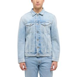 Mustang Herren Outdoorjacke "Herren Style Dallas Jacket", blau, Gr. L, unifarben, 100% Baumwolle, Jacken