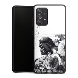 DeinDesign Galaxy A52s 5G Handy Premium Silikon H&uuml;lle Handyh&uuml;lle schwarz Case Official Licensed Product Star Wars Darth Vader Silikon Premium Case