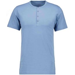 Ragman Herren Longshirt, blau, Gr. XL, Jersey, Baumwolle, Shirts