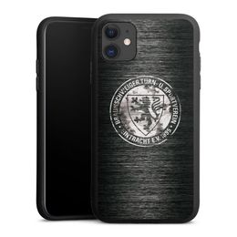 DeinDesign iPhone 11 Handy Premium Silikon H&uuml;lle Handyh&uuml;lle schwarz Case Eintracht Braunschweig Logo Official Licensed Product Silikon Premium Case