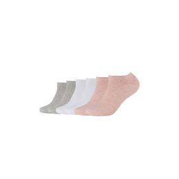 s.Oliver Herren Sneakersocken "6er Pack", Gr. 35, rosa, 75% Baumwolle, 24% Polyamid, 1% Elasthan, uni, Socken