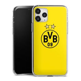 DeinDesign iPhone 11 Pro Max Handy Silikon H&uuml;lle Case transparent Handyh&uuml;lle Bvb Star Borussia Dortmund Silikon Case
