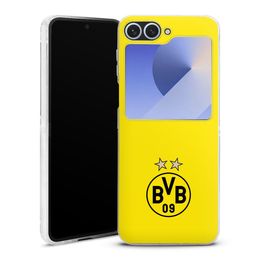 DeinDesign Galaxy Z Flip 7 FE Handy Hard Case Schutzh&uuml;lle transparent Smartphone Handy H&uuml;lle Borussia Dortmund Bvb Star Hard Case
